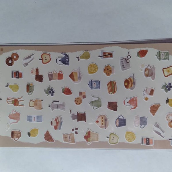 Mindwave Japan Supermarket Groceries Sticker Flakes Coat Seal ...