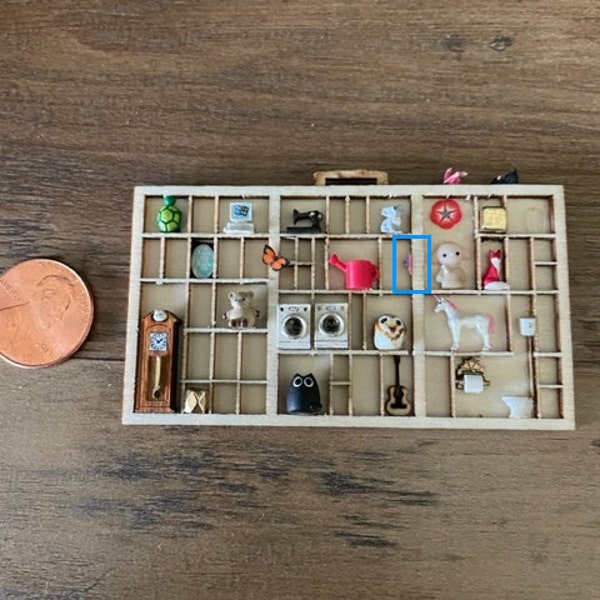 MICRO Mini Garden Snail, 1mm Shell, Handmade 1:12 Scale Miniature Brown ...