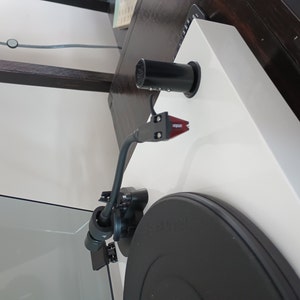 Long Brass LED Light for High Platter Vinyl Record Players Rechargeable ...