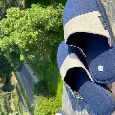 Cinnamon Summer Slippers, Linen Slippers, Indoor Linen Slippers, Summer ...