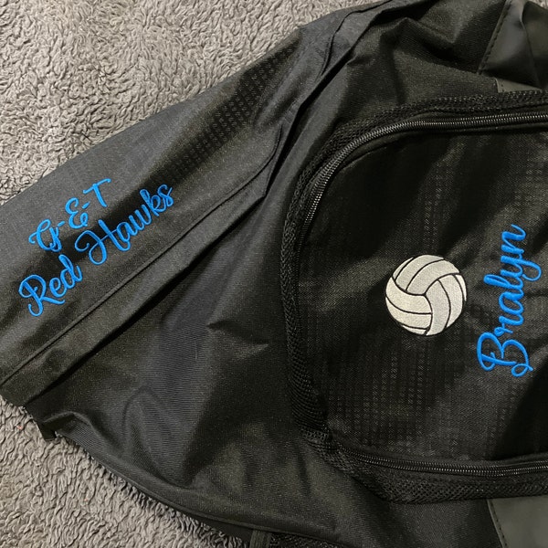 Personalized Volleyball Sling Backpack - Etsy