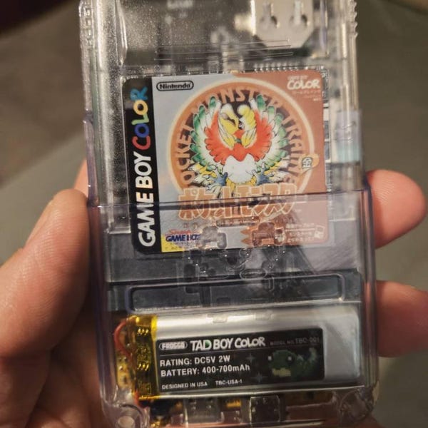 Ancient Mew GBA Holographic Label - Laminated Replacement Label for ...