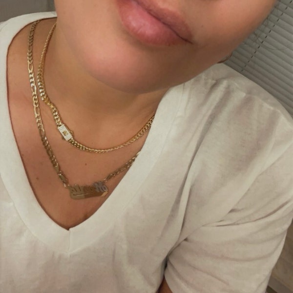 Elegant Baby Monaco | Stainless Steel Chain | 14k Gold Plated Chain ...