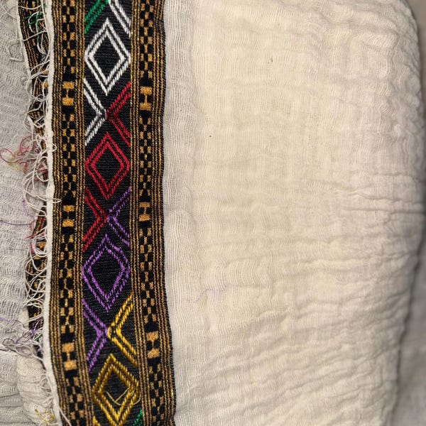 Elegant Hand-made Habesha Kemis - Axum Tibeb Dress | Ethiopian ...