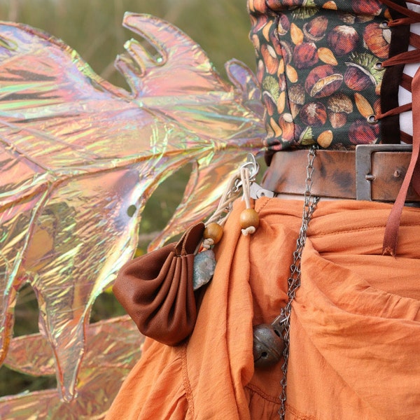 Hobbit Bodice, Chestnuts Autumn Renaissance Corset Flowers Cottagecore ...