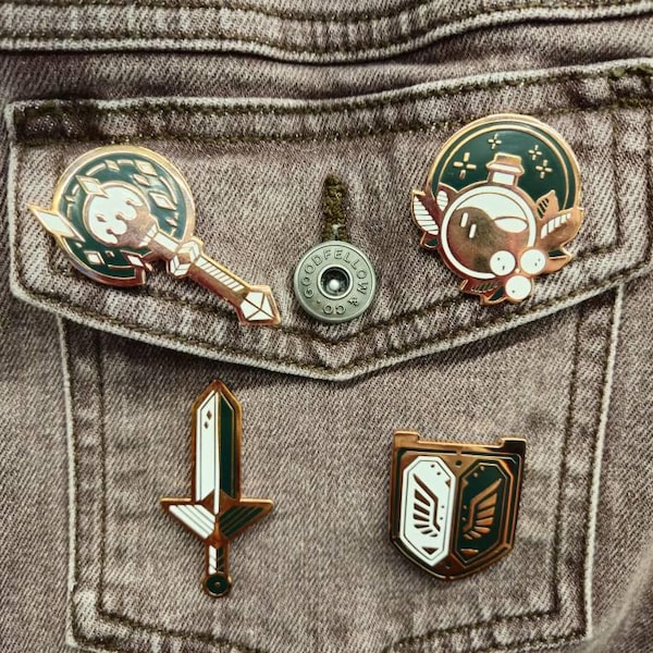Adventure Pack, Retro Video Game Enamel Pins - Etsy