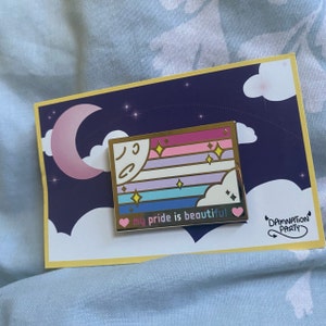 Bigender LGBTQIA Enamel Pin - Etsy