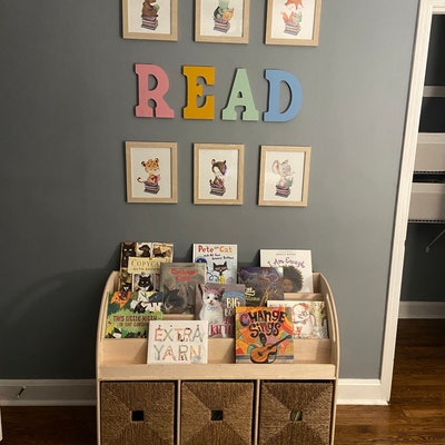 Corner Shelf Montessori Toy Shelf Corner Toyshelf Montessori Wooden ...