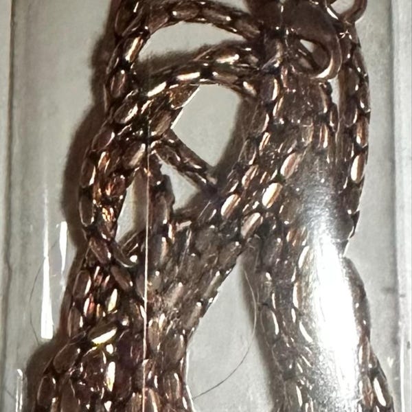 100 % Oxidized Copper Chain Necklace, Top Quality Pure Copper Wheat ...