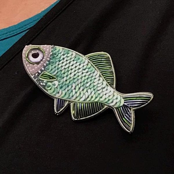 Beaded Camera Brooch Embroidered Photo Camera Pin Photographer Gift ...