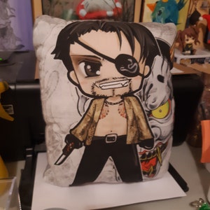 Yakuza Kiryu Majima Pillow Plush - Etsy