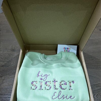Embroidered Personalised Easter Top, Bunnies With Bows - Etsy UK
