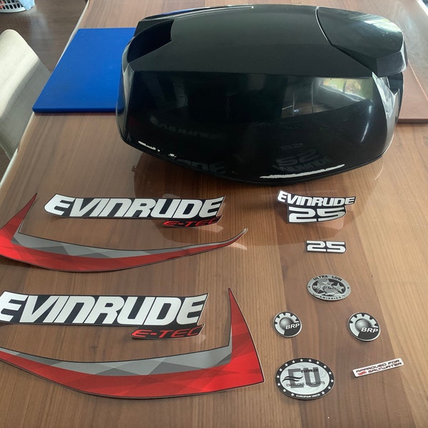 Mariner 5HP 80's Two Stroke Outboard Engine Decals Sticker Set ...