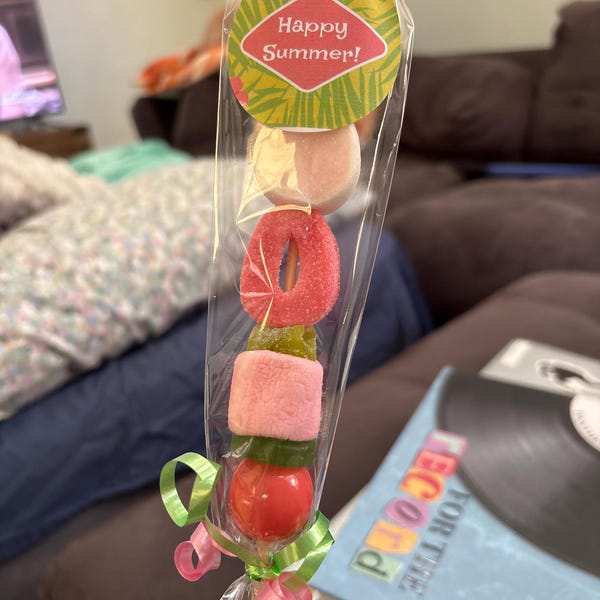 Luau Candy Kabob Sets (4) - Etsy