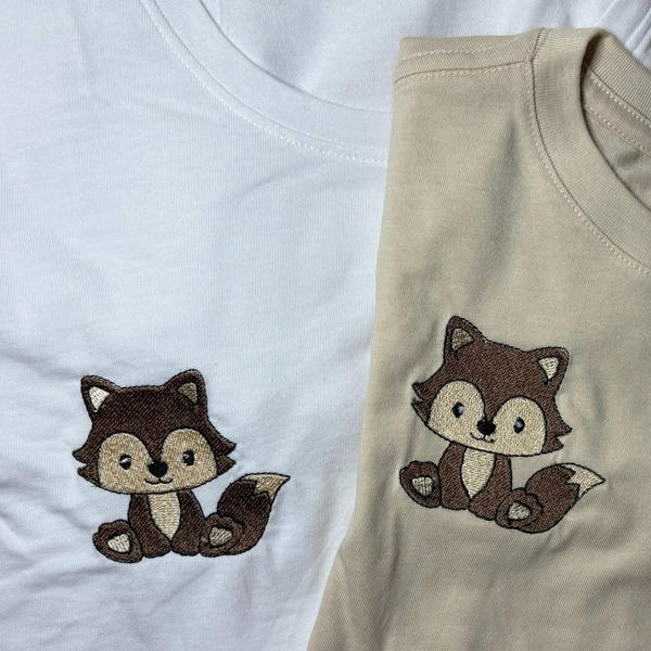 Baby Fox Embroidery Design, 4 Sizes, Instant Download - Etsy