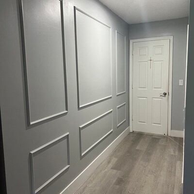 Decorative Wainscot Panel Wall Moulding Design Ready Cut - Etsy