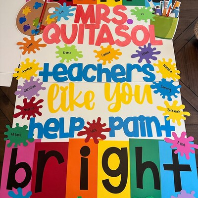 THE FUTURE OF the World Bulletin Board Kit Letters Classroom Decoration ...