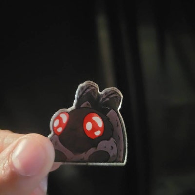 Mothman Magnets Cute Cryptid Mothman Magnet Set Boba Mothman Series ...