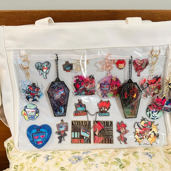 Ita Tote Bag,pins Collection Bag,itabag With Insert,large Tote Bag ...