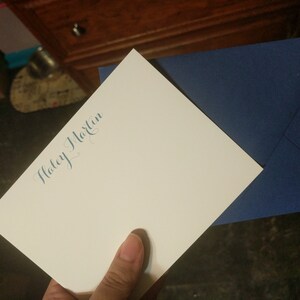 Modern Calligraphy Stationery Calligraphy Stationary Set Personalized ...