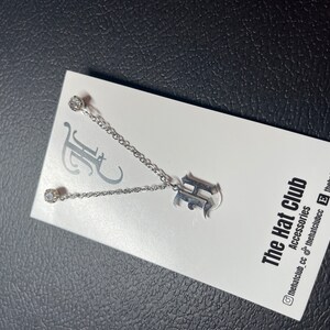 THC Old English Hat Chain Pin - Etsy