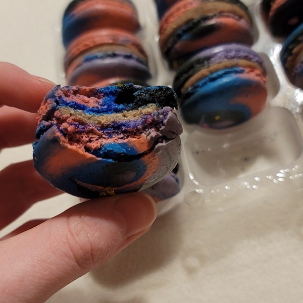 Galaxy Space Macarons - 6/12/24 - Choose Your Flavor - French Macaroons ...
