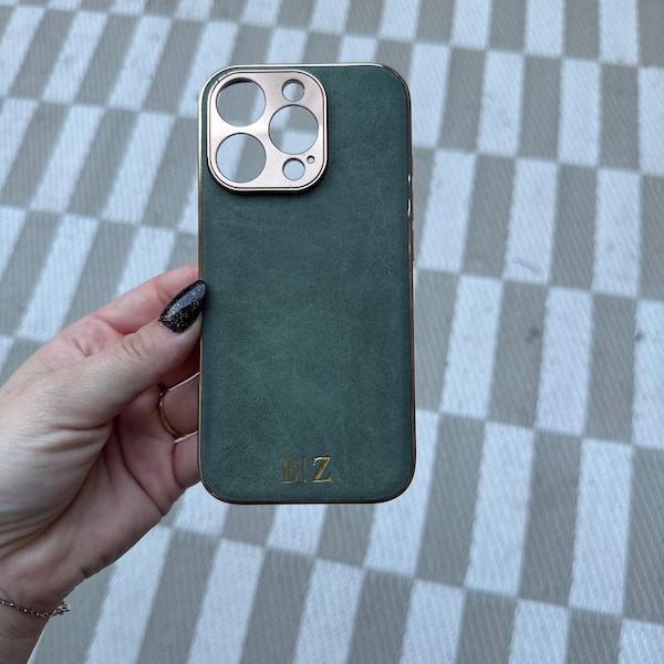 Personalized Suede iPhone Case for iPhone 17 16 15 14 13 Pro Max ...