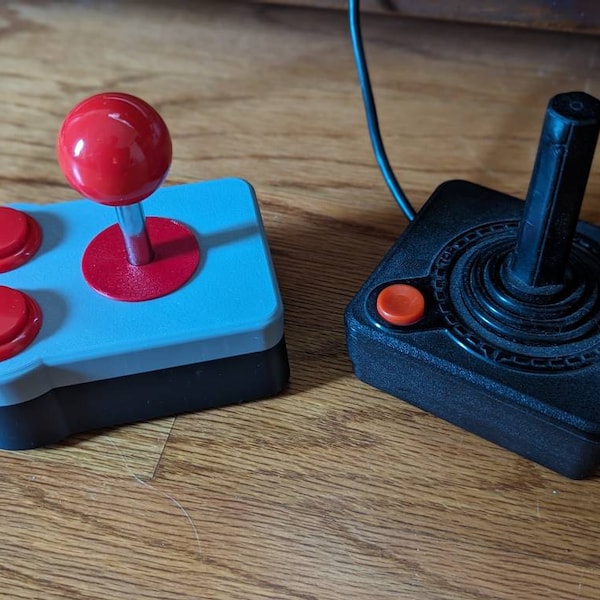 Atari Compatible Arcade Joystick (sanwa Style, 8-way) - Etsy