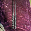 Hand Forged Steel Wand With Twisted Handle - Etsy