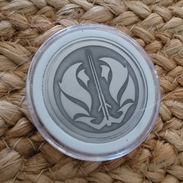 Bendu Gray Jedi Order Emblem & Code Challenge Coin Real Stainless Steel ...