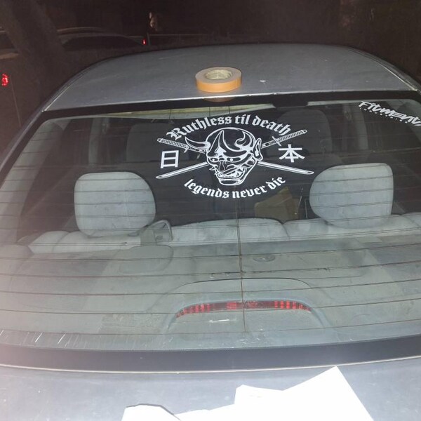 3 JDM Combo Windshield Rear Window Decal Car Sticker Banner JDM Vinyl ...