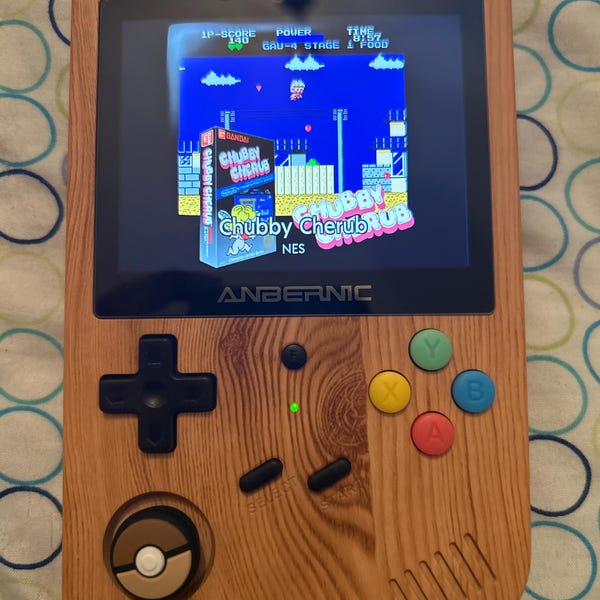 Anbernic RG35XX SP Black NES Mod Buttons and Sticker device Not ...