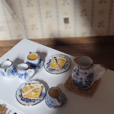 Miniature Breakfast, Miniature Tea and Toast, Miniatures, Tiny Food ...