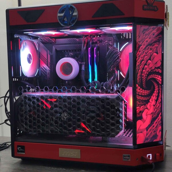 Hyte Y60 Custom Vented Side Panel - Etsy