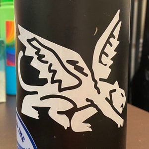 Peagle Texas Rangers City Connect Mascot Vinyl Outline Decals - Etsy