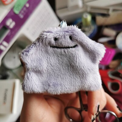 ITH in the Hoop Embroidery Pattern Ditto Pokemon Keychain - Etsy