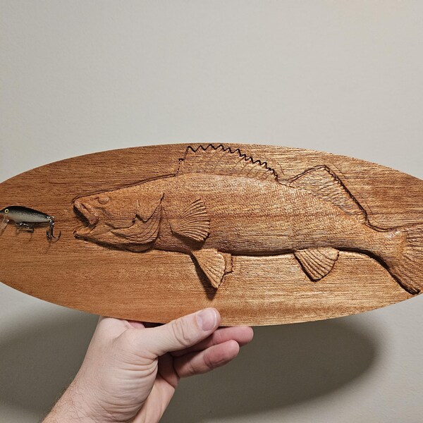 Walleye STL File, CNC Carving Model (digital Download) - Etsy