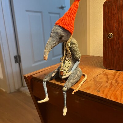 TINY Beige Boy Mouse. Bjd Stuffed Animals Rat by Ratberry. Blythe and ...