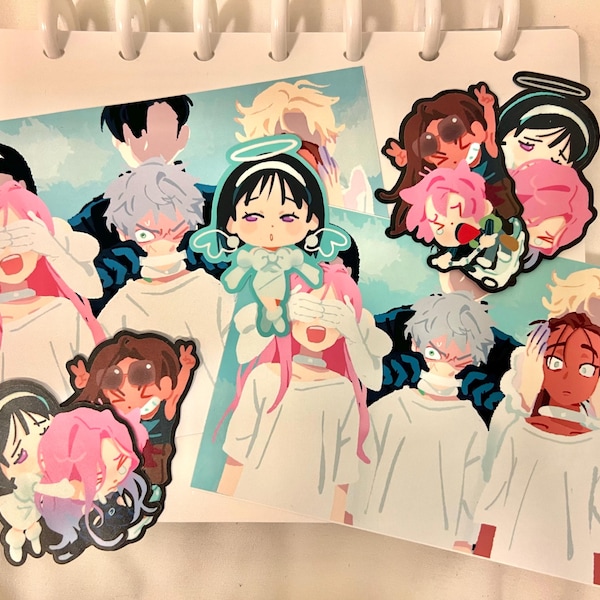 Alien Stage Print + Sticker Pack - Etsy
