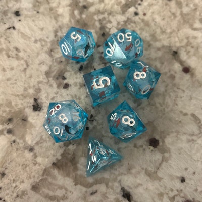 Liquid Core Dragon Dice Dice Set for Dnd Gifts , Glittering Galaxy ...