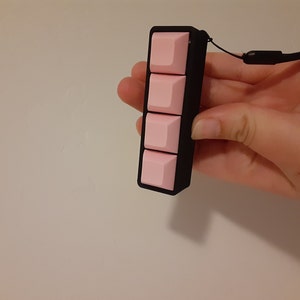 Pink Mechanical 10 Key Grenade Fidget - Etsy
