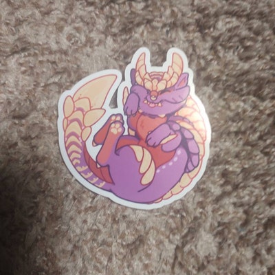 Monster Hunter Magnamalo マガイマガド Glossy Sticker Great for Planners ...