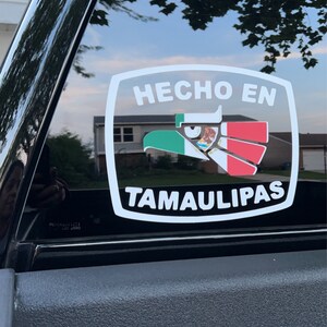 Hecho En Matamoros Letters Decal Car Window Laptop Vinyl Sticker Mexico MX .MAM. - Etsy