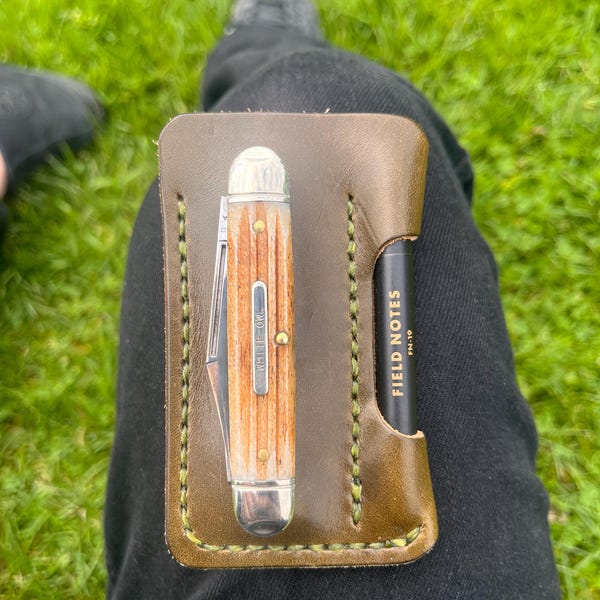 EDC-1, Every Day Carry Pocket Knife and Pen Case, Small Size, for ...