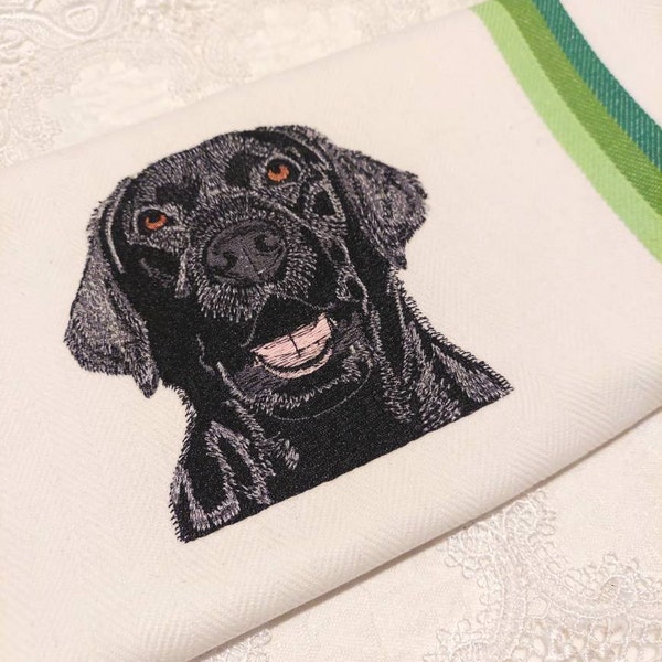 Labrador Retriever Embroidery File - Labrador Gifts - Black Lab ...