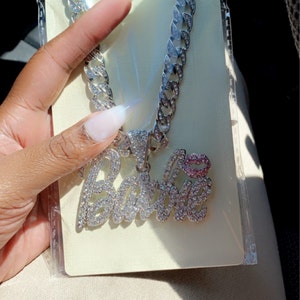 Iced Bling King Lion Round Pendant | Etsy