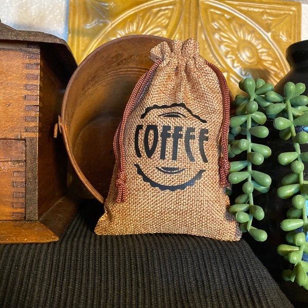 Empty Small Coffee Bags for Tier Tray/ Coffee Decor/ Coffee Bar Decor ...