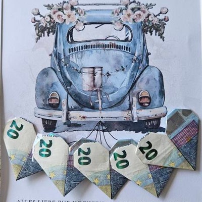 Geldgeschenk zum Geburtstag von Herzen Geschenk Geburtstagsgeschenk ...