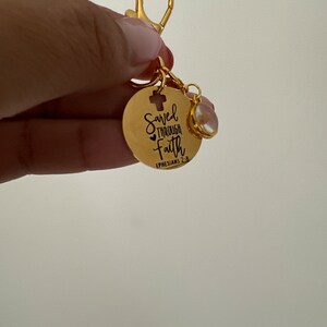 Bag Charm, God is Our Refuge and Strength Charm, Psalm 46 1 Charm, God ...