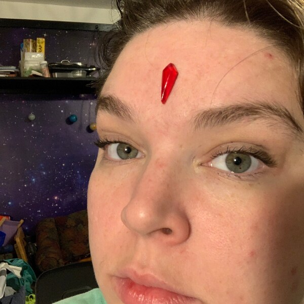 Rachel Forehead Gem, Cosplay Gem, Flat Back Jewel, Raven, Costume ...